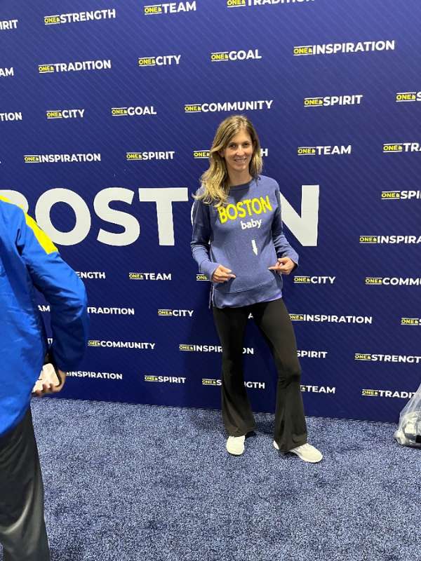 Dr. Tinius Runs the 2023 Boston Marathon – 12 Weeks Pregnant – BumptUp